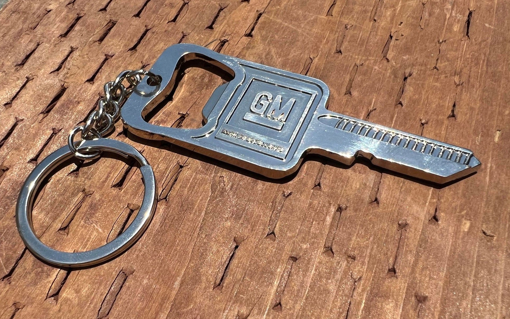 GM Mark of Excellence Key Bottle opener Key Chain | C10Trucks
