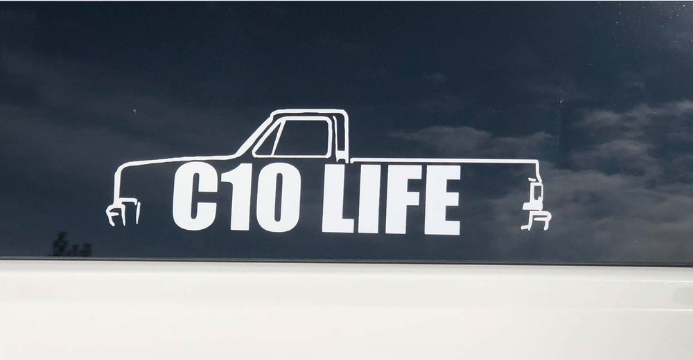 8.5" Third generation C10 Life 1973–1987 Decal | C10Trucks